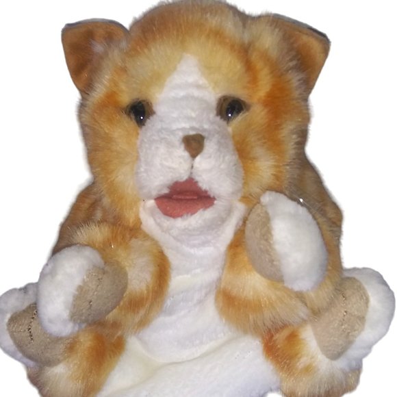 Folkmanis Puppets | Toys | Folkmanis Orange Striped Tabby Kitty Cat ...